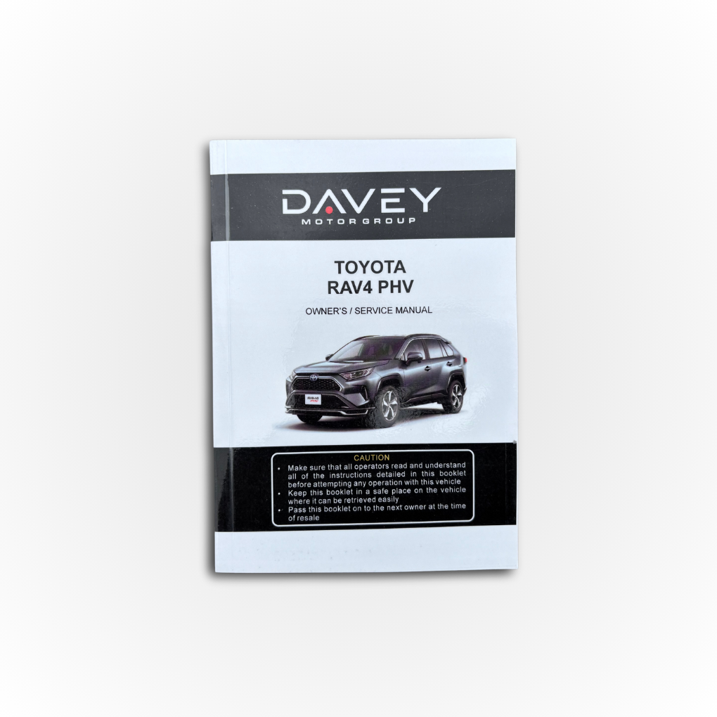 Toyota Rav4 PHV Owner's Manual | Buy Online at Davey Motor Group ...